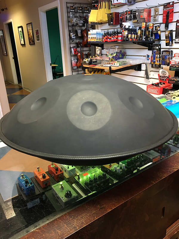 Lark Music Hand Pan Drum Black with bag | Reverb