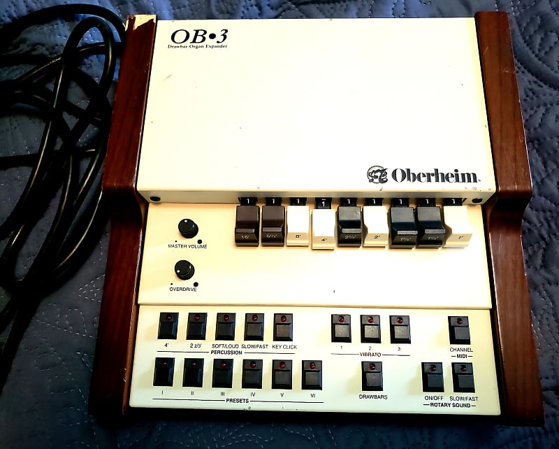 Oberheim OB3 Organ Module (Hammond B3) 1995 Cream | Reverb