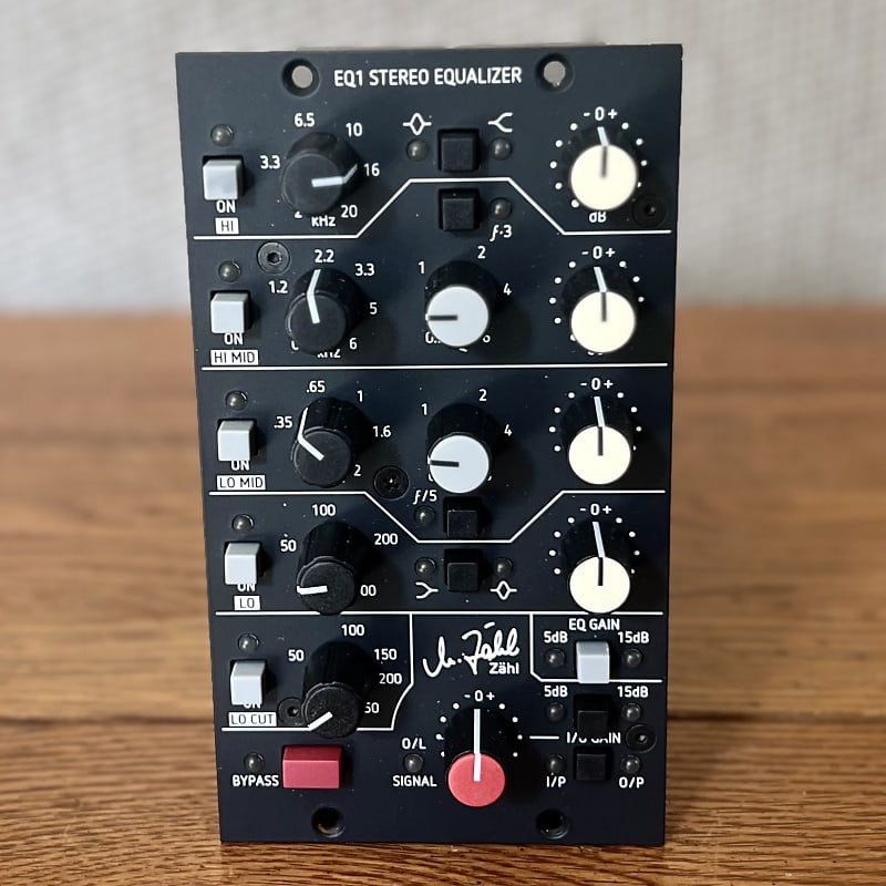 Zahl EQ1 Stereo EQ 500 Series Mastering | Reverb