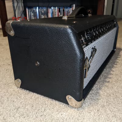 Fender Stage 100watt Solid State Amplifier Head Black/Silver | Reverb