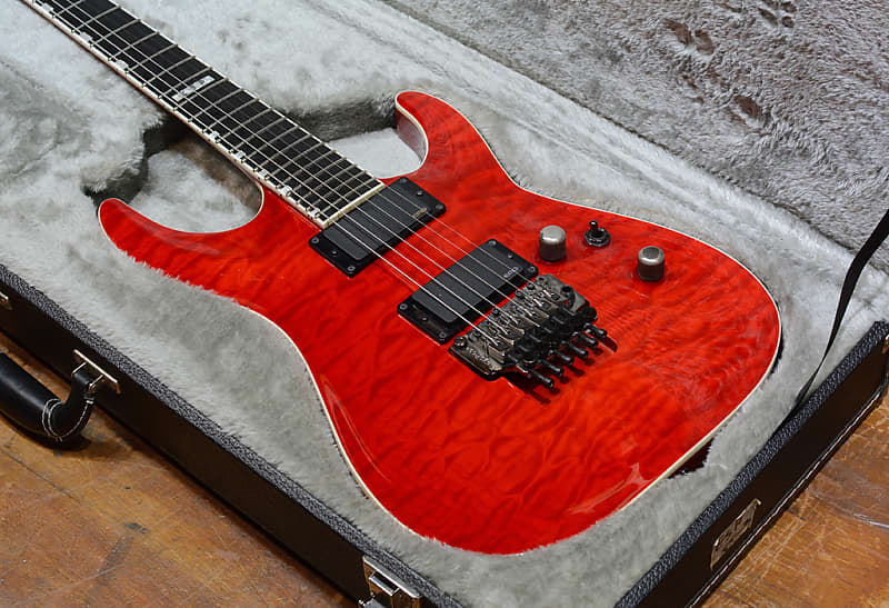 ESP Horizon FR-II Transparent Red 2012' | Reverb