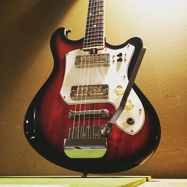 Teisco Prestige guitar with Gold Foil Pickups (Brazilian | Reverb