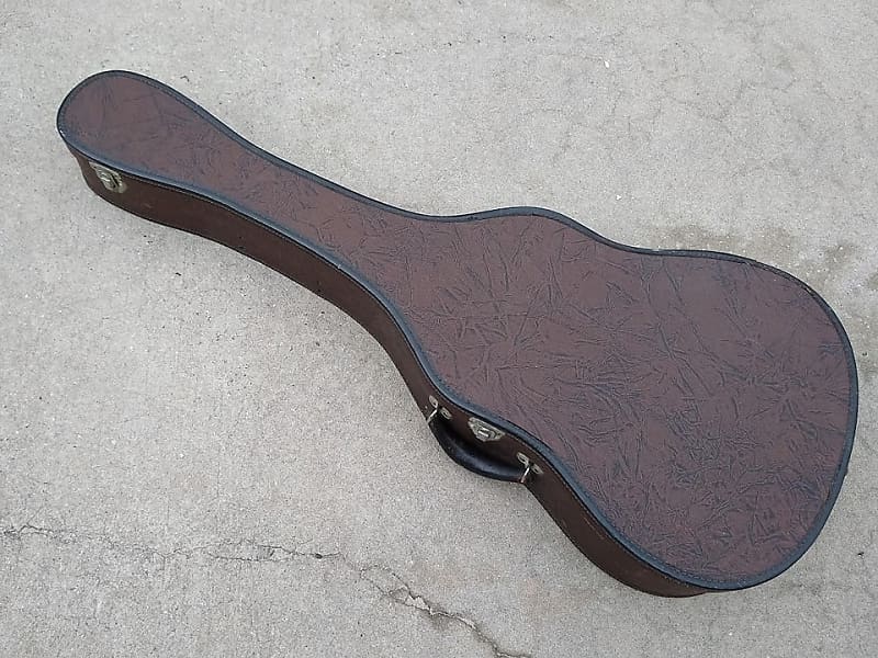 Vintage 1940's or 1950's National Dobro Guitar Case - Brown / | Reverb