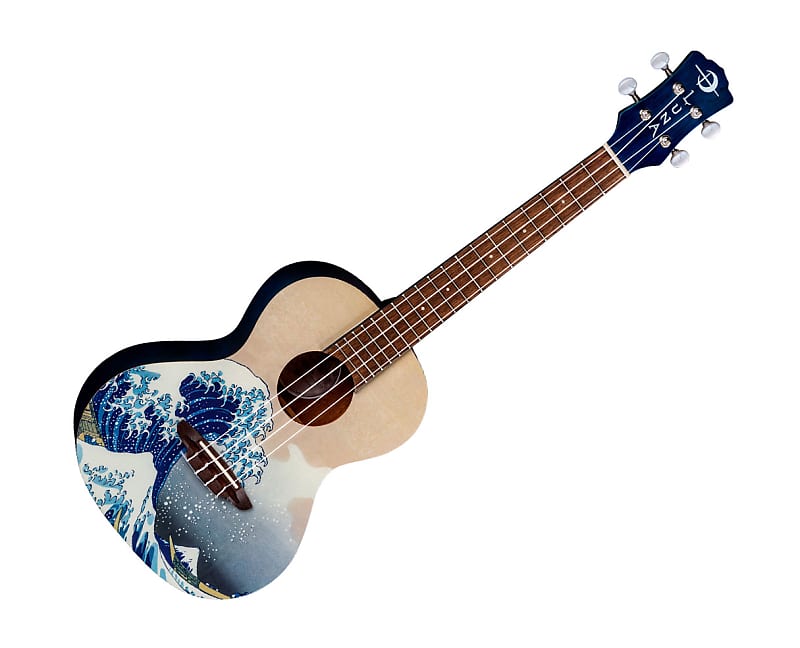 Luna Uke Great Wave Tenor Ukulele w/Bag - Open Box | Reverb