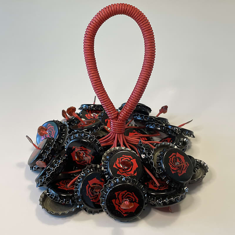 Upcycled Percussion - Bottle Cap Hand Rattle / Shaker - | Reverb