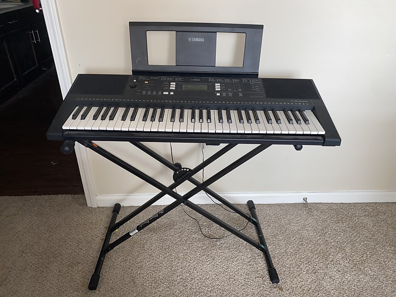 Yamaha PSR E343 61-Key Portable Keyboard with Adapter | Reverb