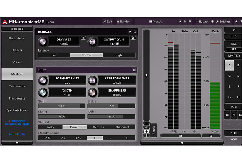 MeldaProduction MHarmonizerMB (Download) | Reverb