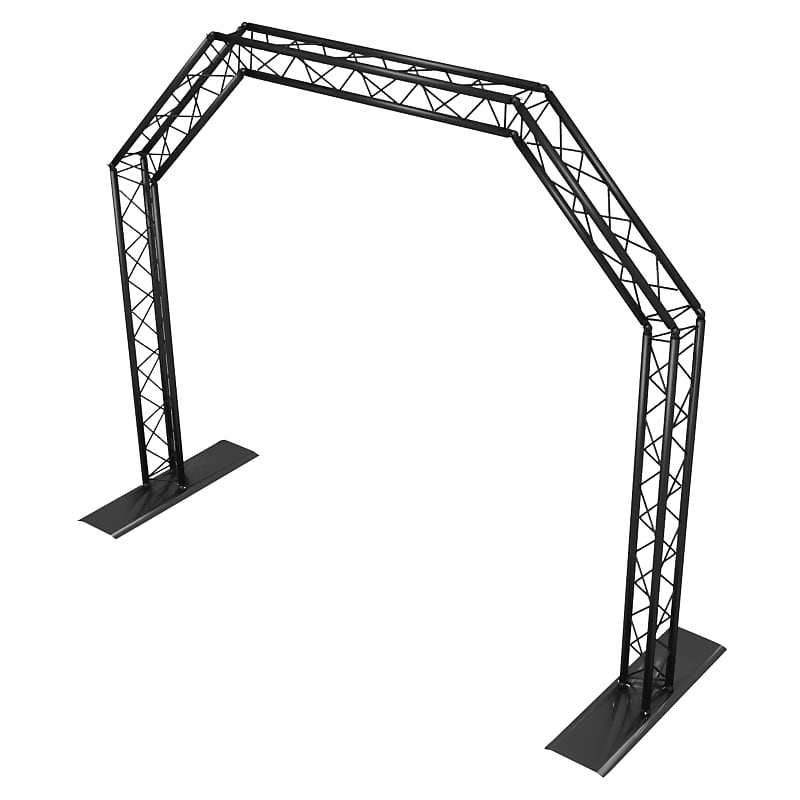 lightmaXX ALU-STAGE MOBILE TRUSS GATE Black, 2,4mx2,9m, Ø35mm | Reverb