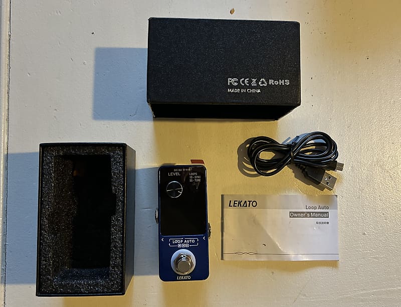 Lekato Guitar Effect Looper Pedal with SYNC & Tuner Function | Reverb