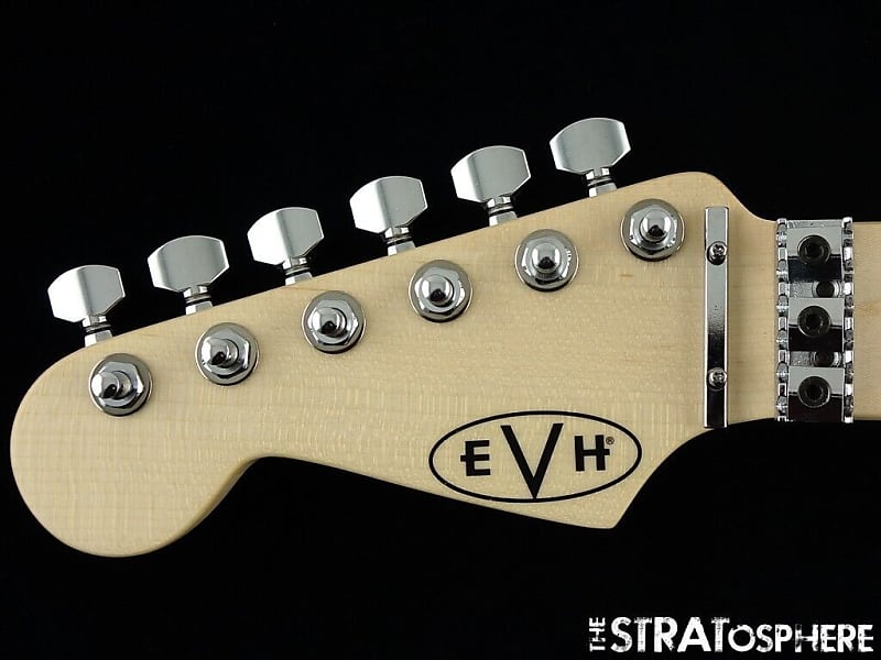 LEFTY Eddie Van Halen EVH Striped Series NECK and TUNERS, | Reverb