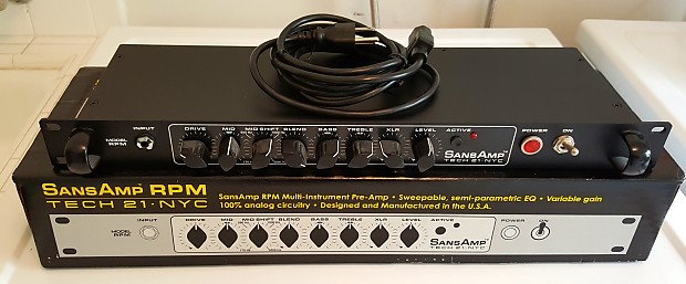Tech 21 NYC SansAmp RPM Bass PreAmp - LIKE NEW! | Reverb UK
