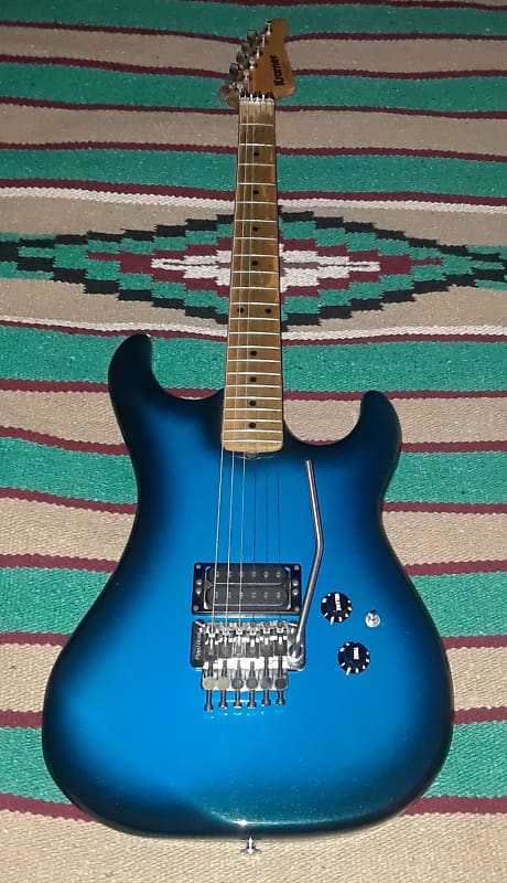 Kramer Pacer 1982 Blue Burst | Reverb