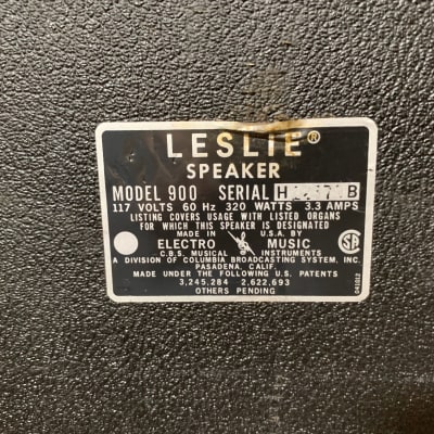 Leslie Model 900 | Reverb