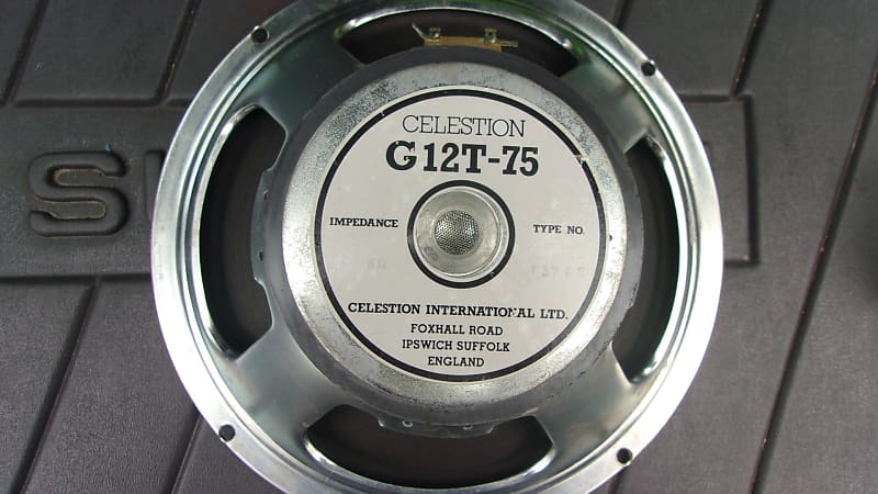 Excellent Vintage Celestion G12T-75 12" Electric Guitar Cab | Reverb