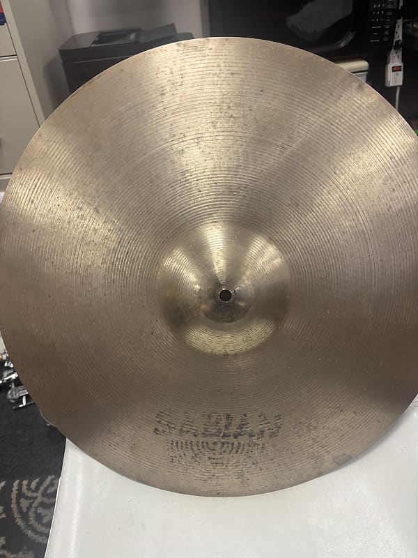 Sabian Vintage 21" AA heavy ride 2001 - natural | Reverb