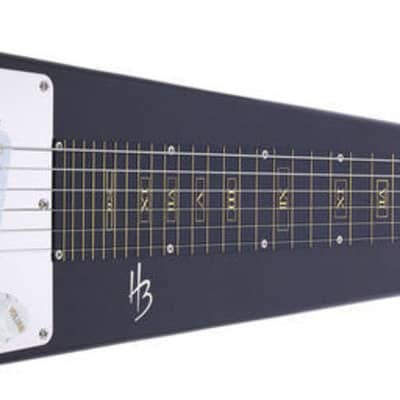 Harley Benton Slider-II 2022 Metallic Black Lap-Steel Guitar | Reverb