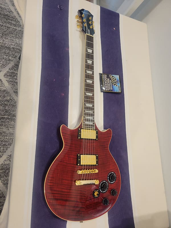 2012 Epiphone Genesis Deluxe Pro Limited Edition Black Cherry | Reverb