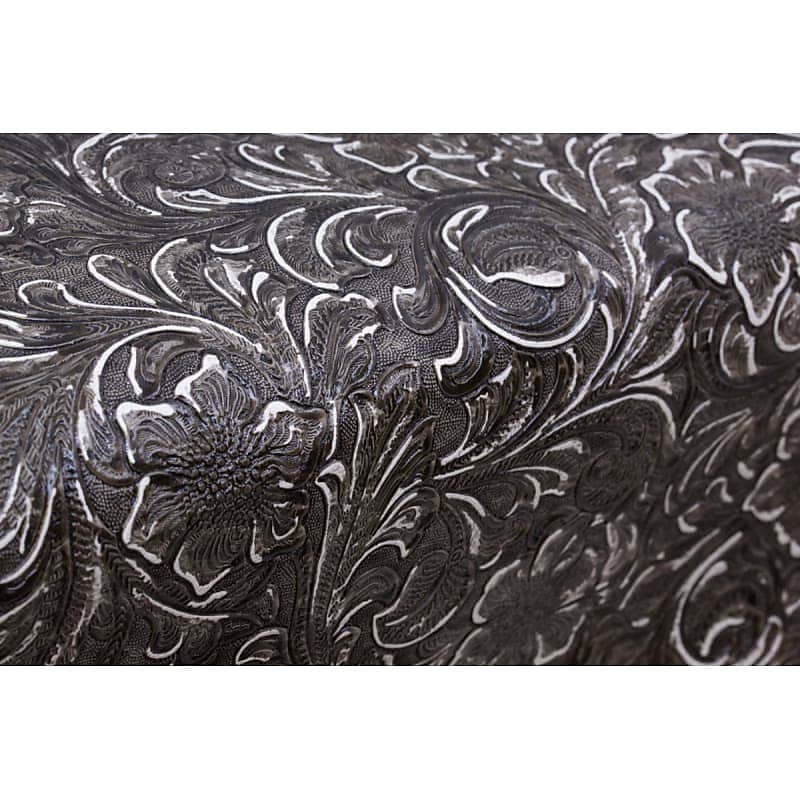 Tolex - Black and White, Country Western Floral Pattern, 54" | Reverb