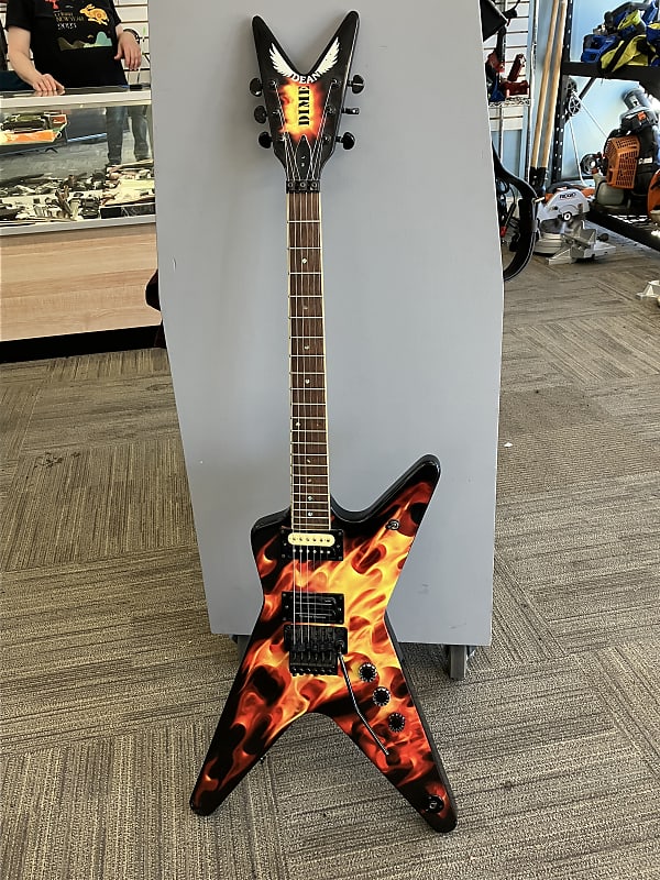 Dean Dime-o-Flame ML 2006 - Flames Fire Floyd Dimebag | Reverb