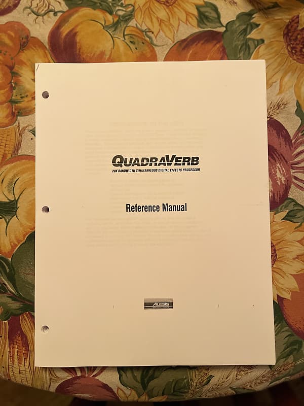 Alesis QuadraVerb 20k Bandwidth Simultaneous Digital Effects | Reverb