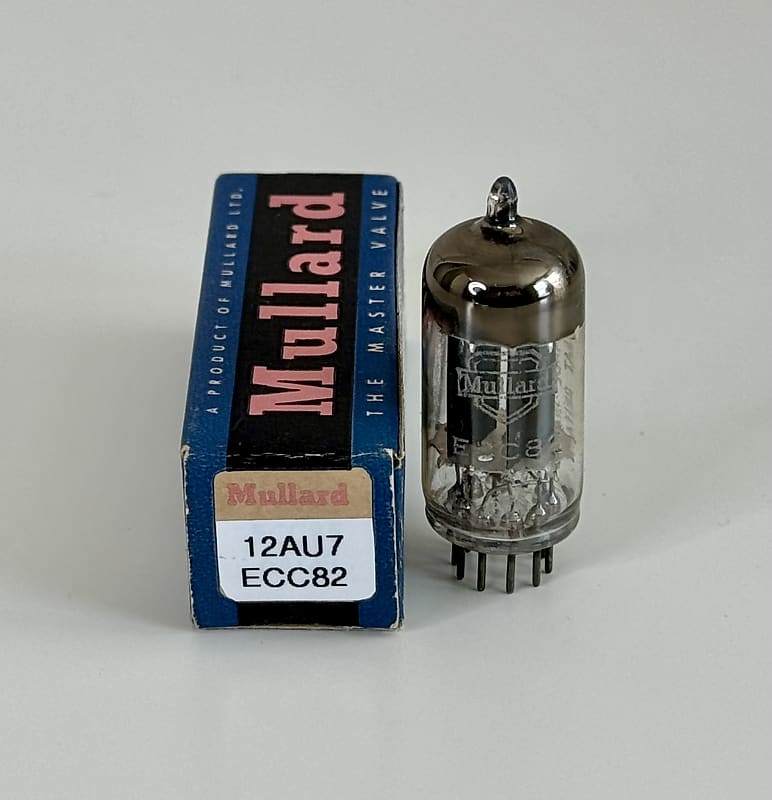 Mullard ECC82 12AU7 1956 Long Plate K61 Square Getter Hickok | Reverb