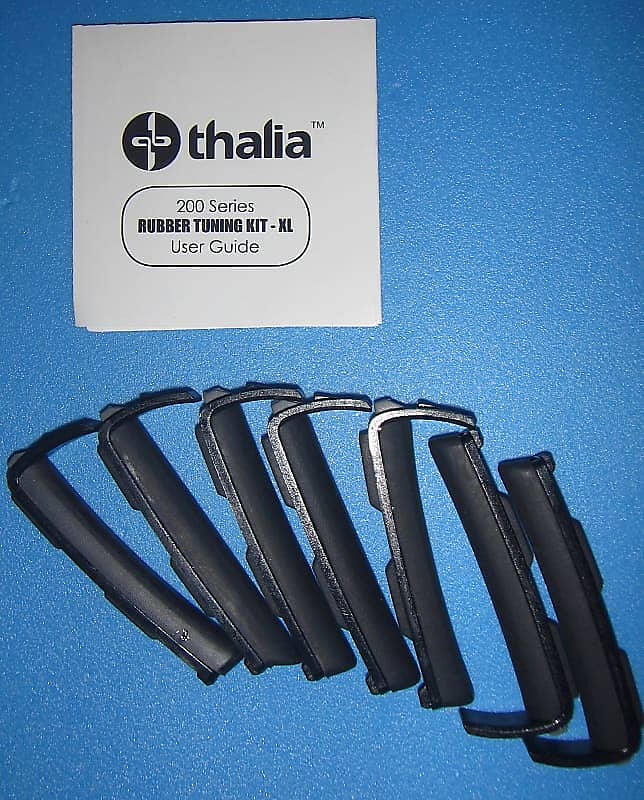 Thalia Rubber Capo Tuning kit-XL 200 series Black / Rubber | Reverb