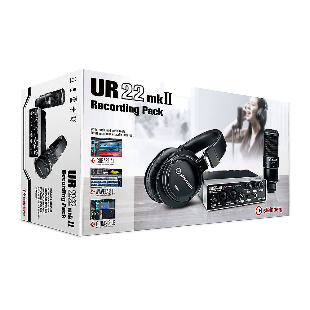 Steinberg UR22mkII Recording Pack w/ ST-M01 Condenser Mic & | Reverb