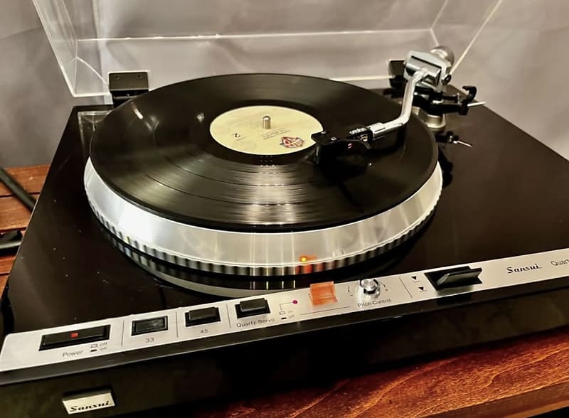 Sansui SR-838 Turntable with Original Paperwork. Beautiful. | Reverb