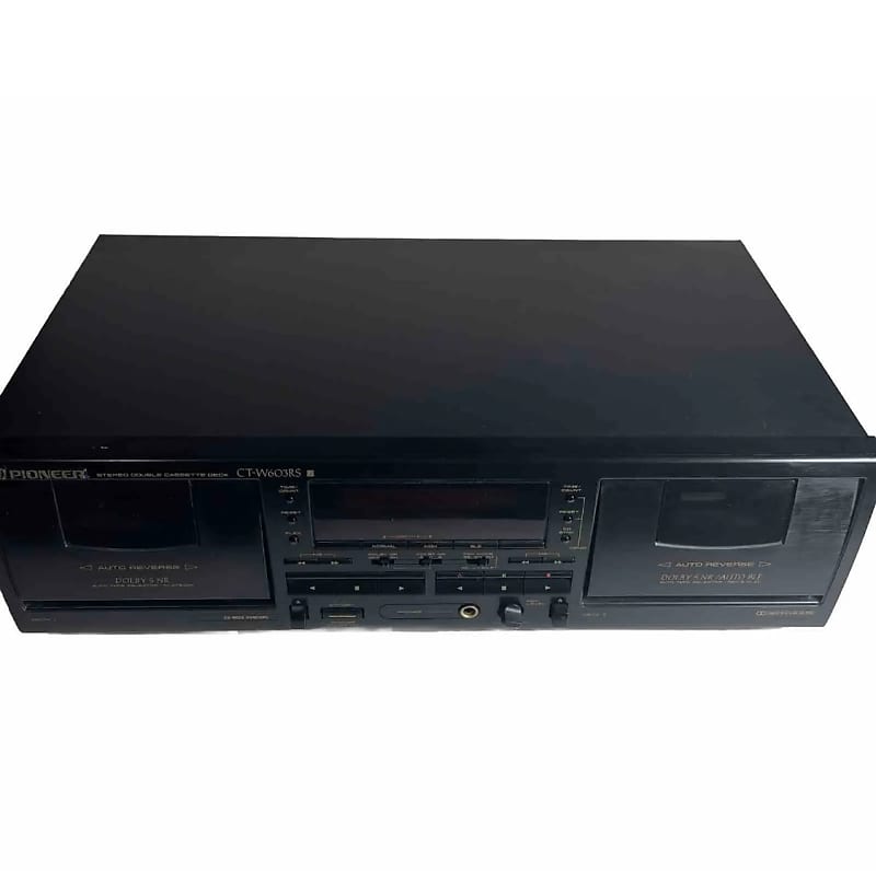 Pioneer CT-W603RS Stereo Dual Cassette Deck Auto Reverse | Reverb