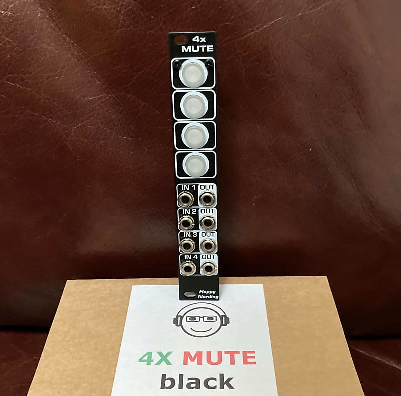 Happy Nerding 4xMUTE - Black - New with Full Warranty - | Reverb