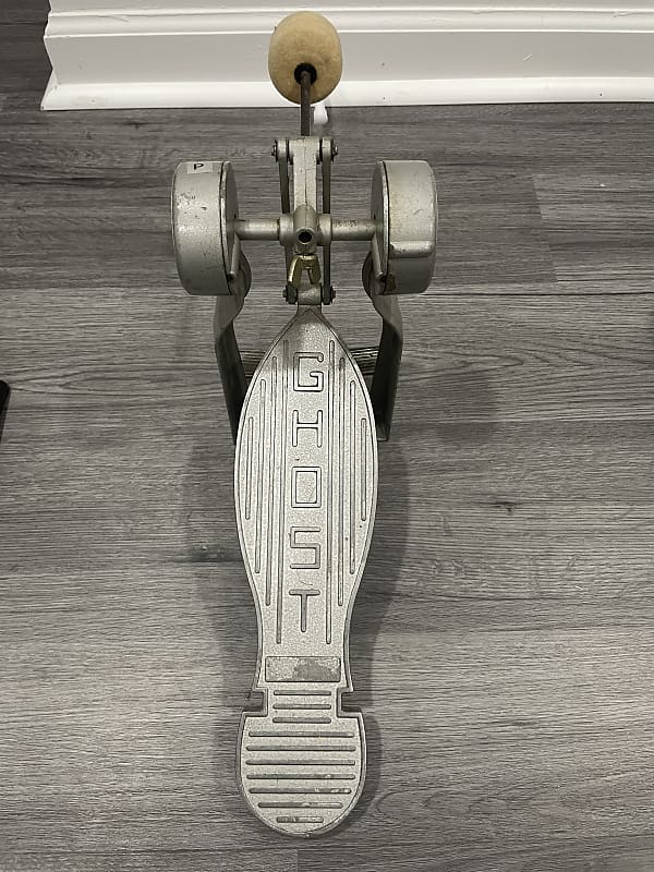 GHOST Drum Pedal 1970s - Vintage - Matte Silver | Reverb