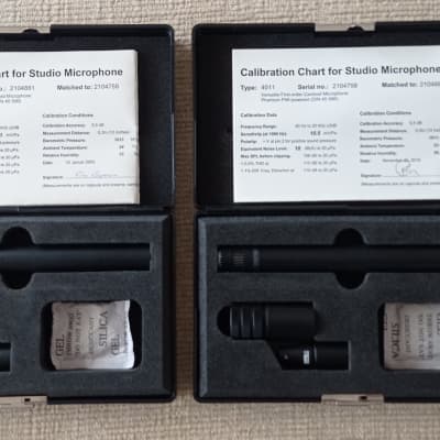 DPA 4011 Stereo Matched Pair Cardioid Condenser Microphones | Reverb