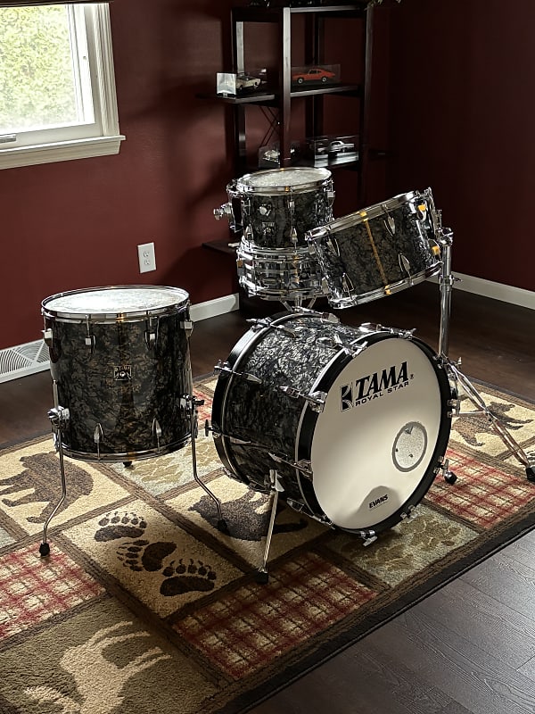 Tama Royalstar 1975 - Black diamond pearl | Reverb