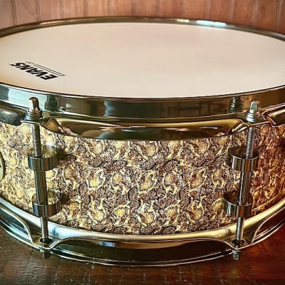 DrumPickers Custom 14x5” Snake Skin Snare | Reverb