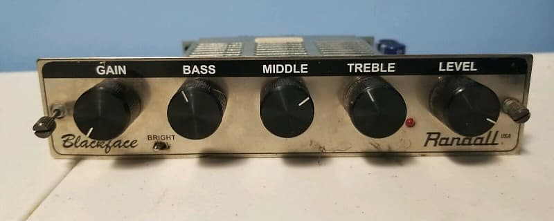 Randall MTS Synergy Tube Amplifier Module Blackface Guitar | Reverb UK