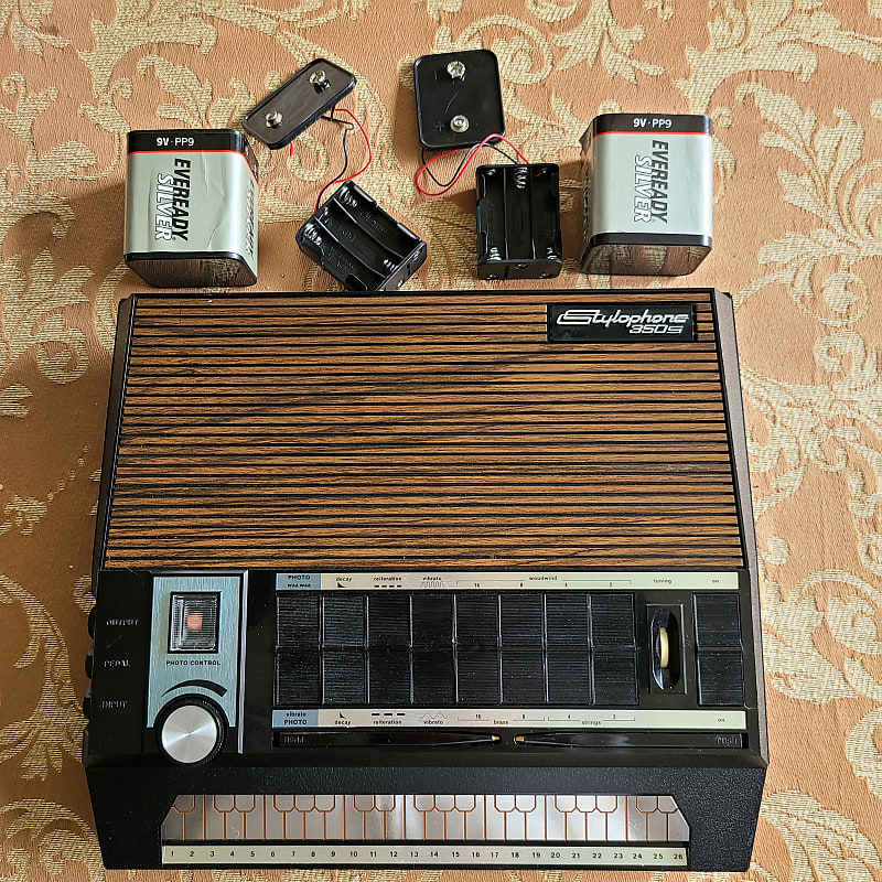 Dubreq Stylophone 350S with adapted PP9 Battery Cases, | Reverb