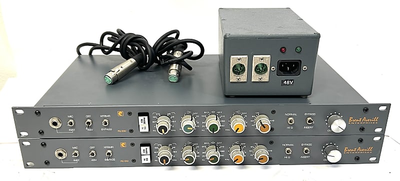 PAIR of Calrec Brent Averill PQ 1061 Mic Preamp / DI / EQ | Reverb
