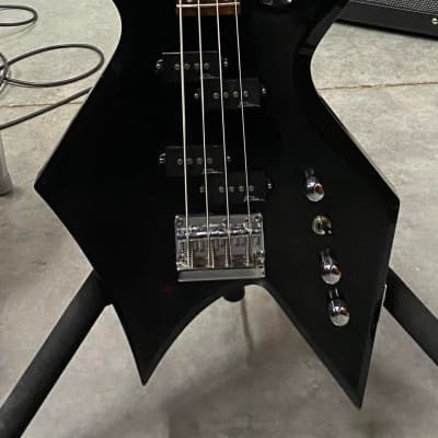 B.C. Rich Platinum Warlock Bass | Reverb