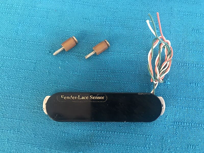 90’s Fender Lace Sensor Gold Stratocaster Black Pickup - | Reverb