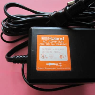Roland ACB-120 AC Adapter, Output 9 volts DC 1200mA (1.2A) . | Reverb