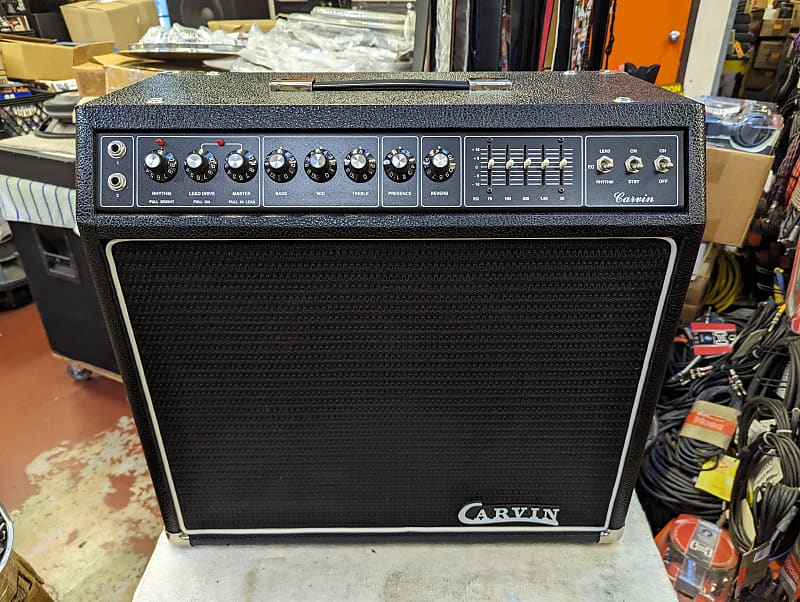 Time Capsule! 1985 Carvin X100 Tube 100 Watt 12" Guitar Combo | Reverb