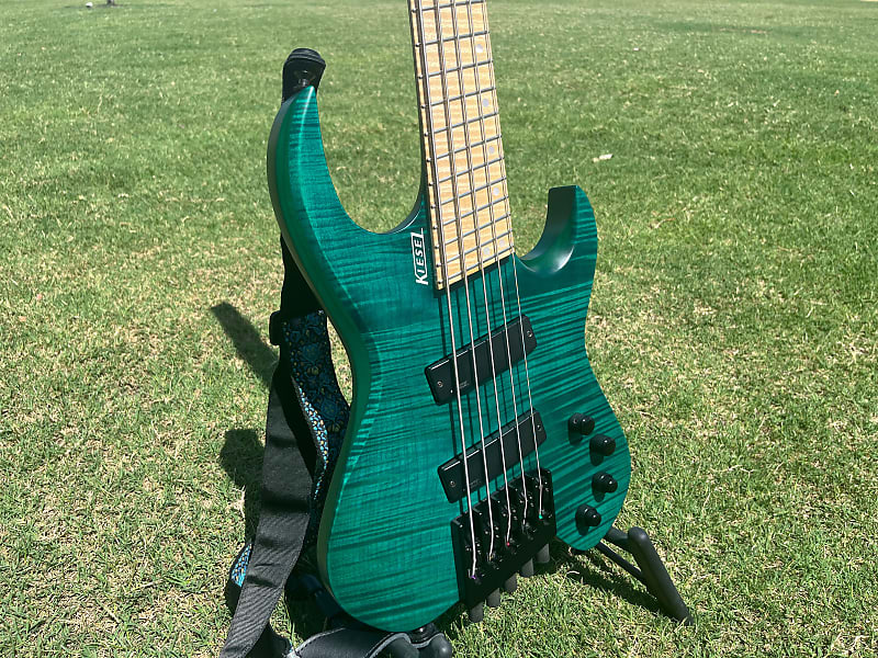 Kiesel Vader Multiscale Bass 5 2021 - Transluscent Teal | Reverb