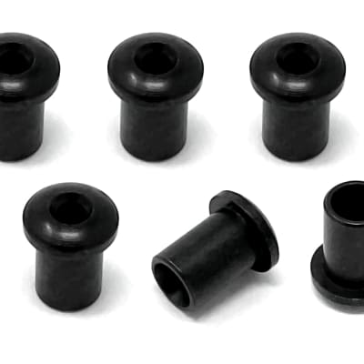 Black Top Mount Loading String-Thru Body Ferrules for | Reverb