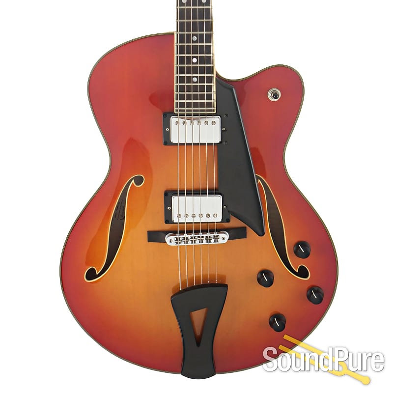 Comins GCS-16-2 Violin Burst Archtop Guitar #218082 | Reverb