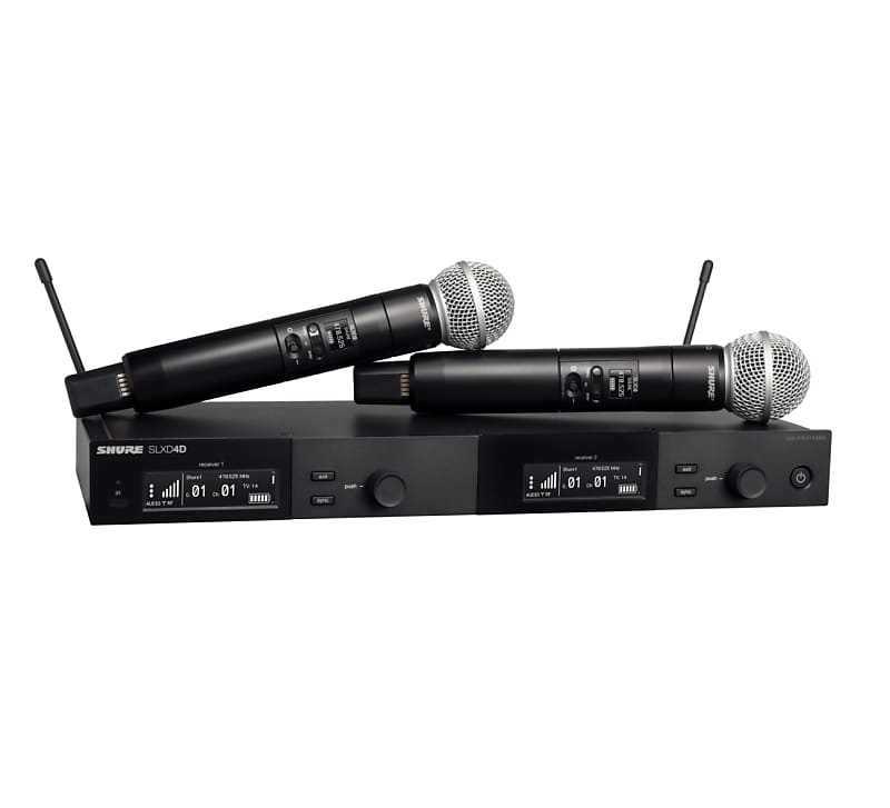 Shure SLXD24D/SM58 Dual-Channel Wireless Handheld Mic w/ SM58 | Reverb