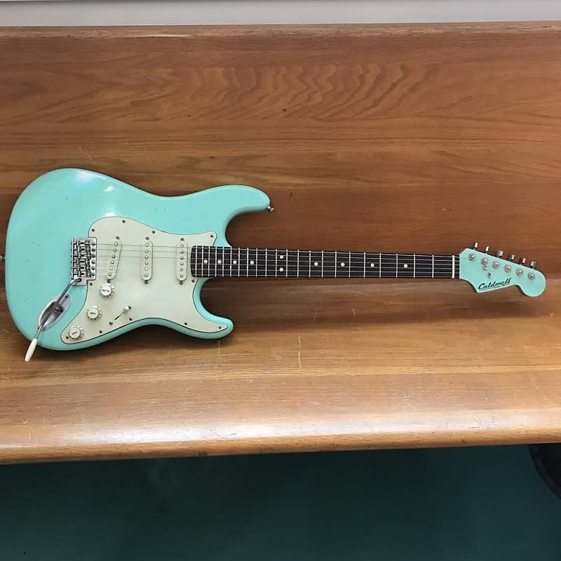 Michael Caldwell Custom Strat Surf Green | Reverb