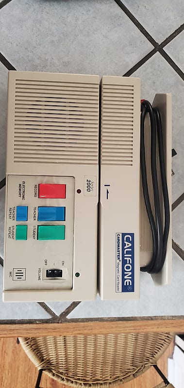 Califone Cardmaster 2000 2000 - Grey | Reverb