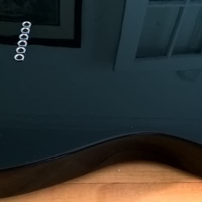 Fender Deluxe Nashville Telecaster Body -- MIM; Gloss Black; | Reverb