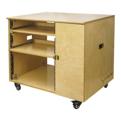 SDRK-CR11 | DIY 11U Plywood Studio Rack with Slide-Out Trays, | Reverb