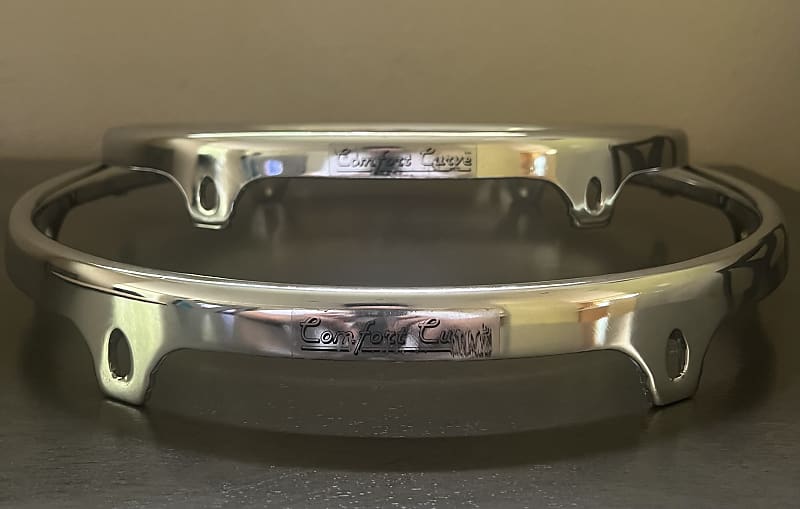 Latin Percussion Comfort Curve Conga Rims 1995 - Chrome | Reverb